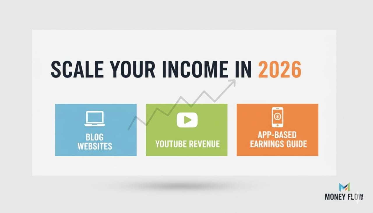 Scale Your Income in 2026: Blog Websites, YouTube Revenue, and App ...